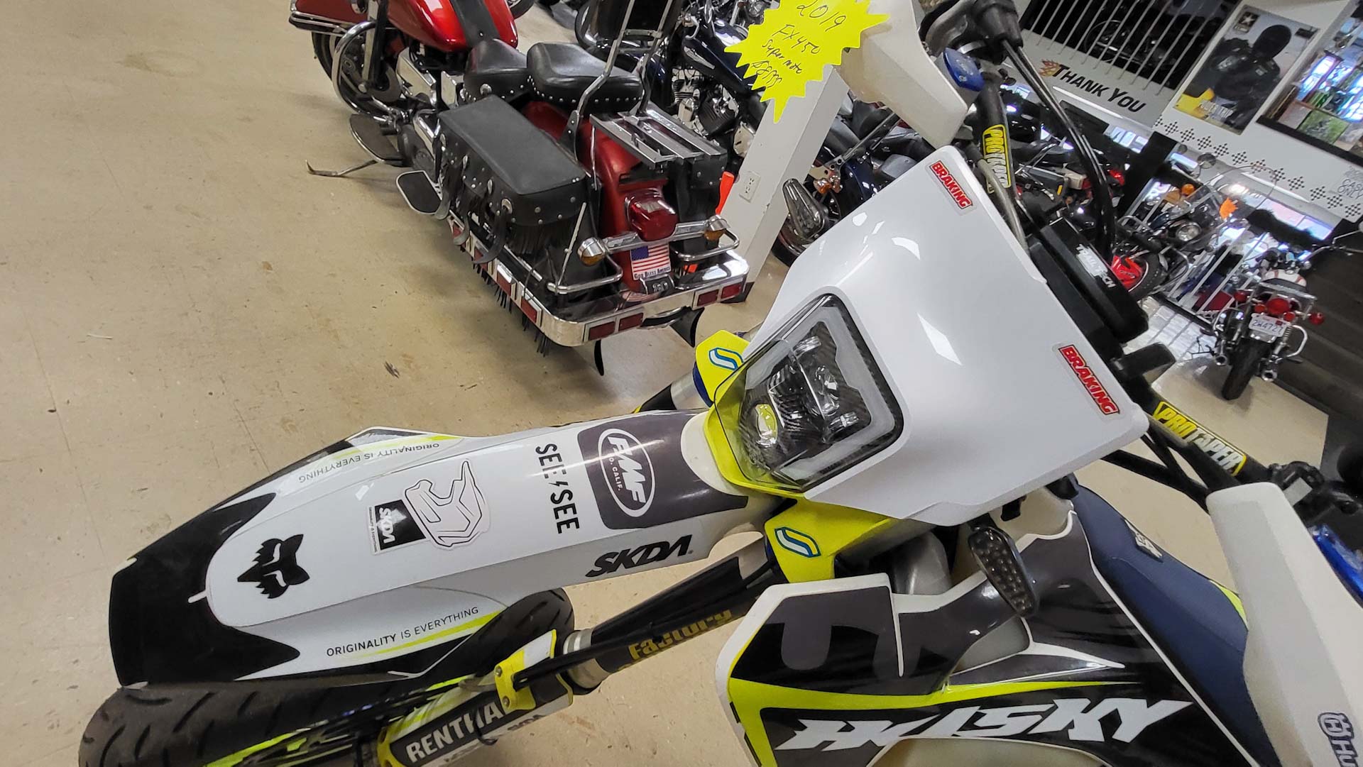 2019 Husqvarna FX450 SuperMoto